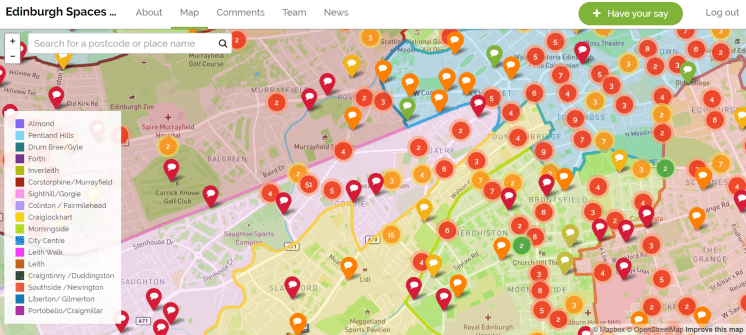 Spaces for People: City of Edinburgh Council Suggestion Map – Gorgie ...